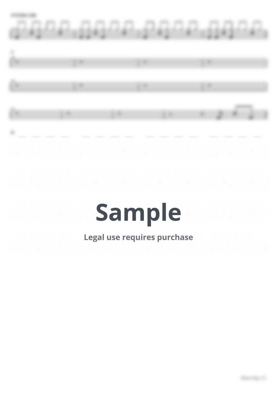 Imagine Dragons - Bones Sheets by COPYDRUM