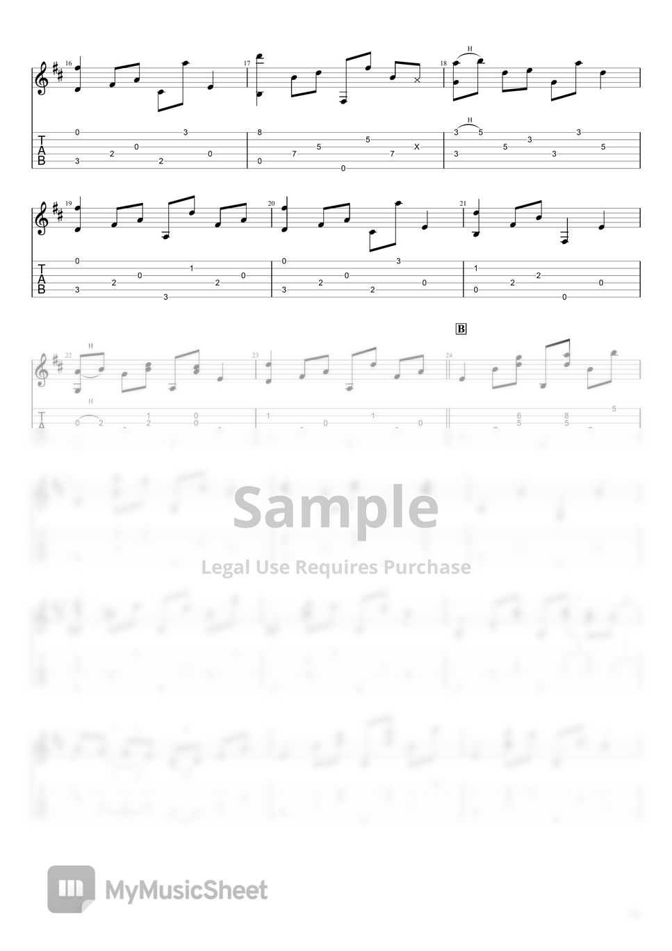 천상혁 David Chun - 어쩌면 Maybe Sheets by David Chun