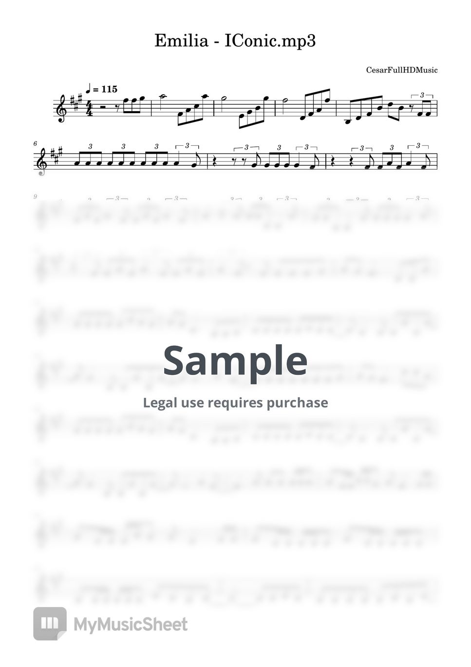 Emilia - IConic Sheet Music