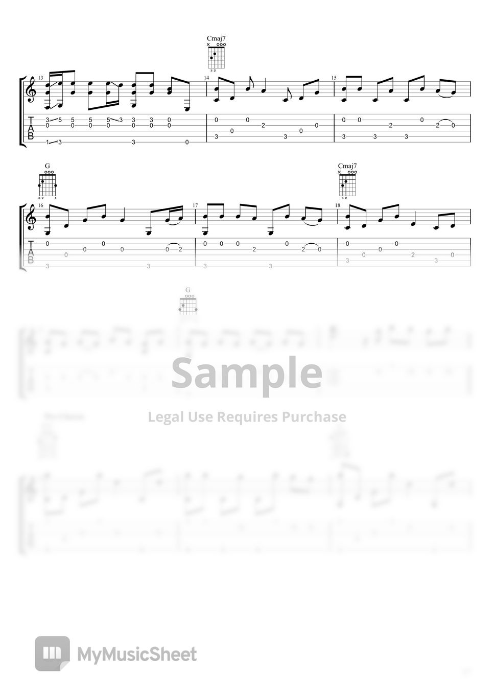 Olivia Rodrigo | Fingerstyle Guitar - deja vu Sheet Music by Kenneth ...