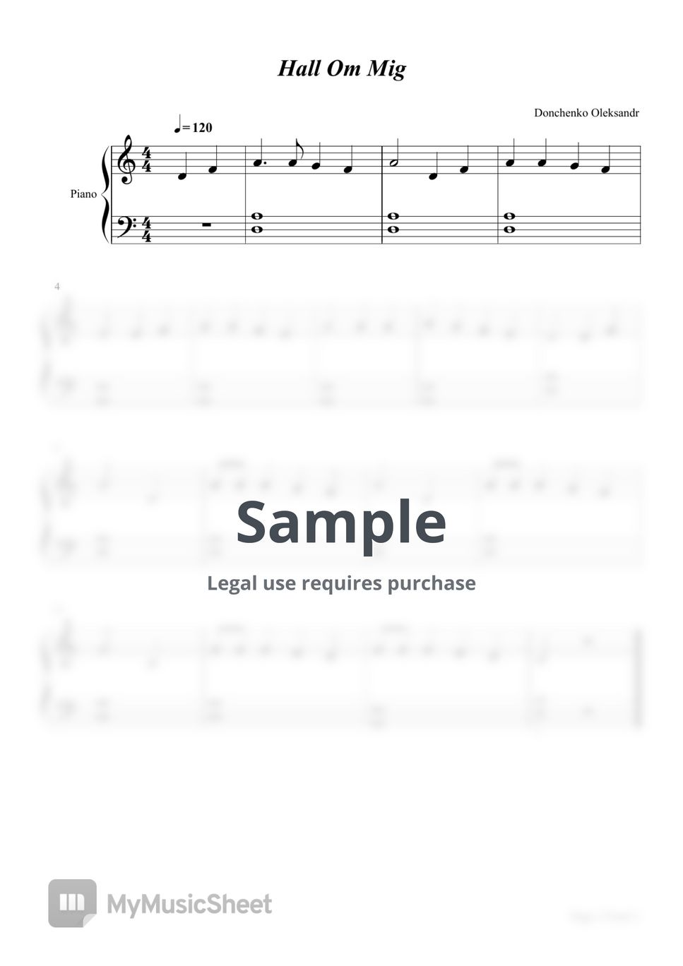 Nanne Gr?nvall - Hall Om Mig (Nanne Gronvall) Sheet Music by dogemusic