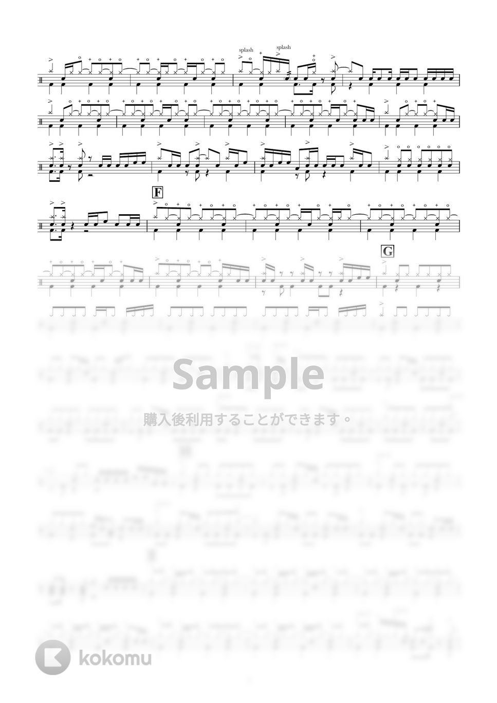 MEZZO" - Forever Note 楽譜 by ONEDRUMS