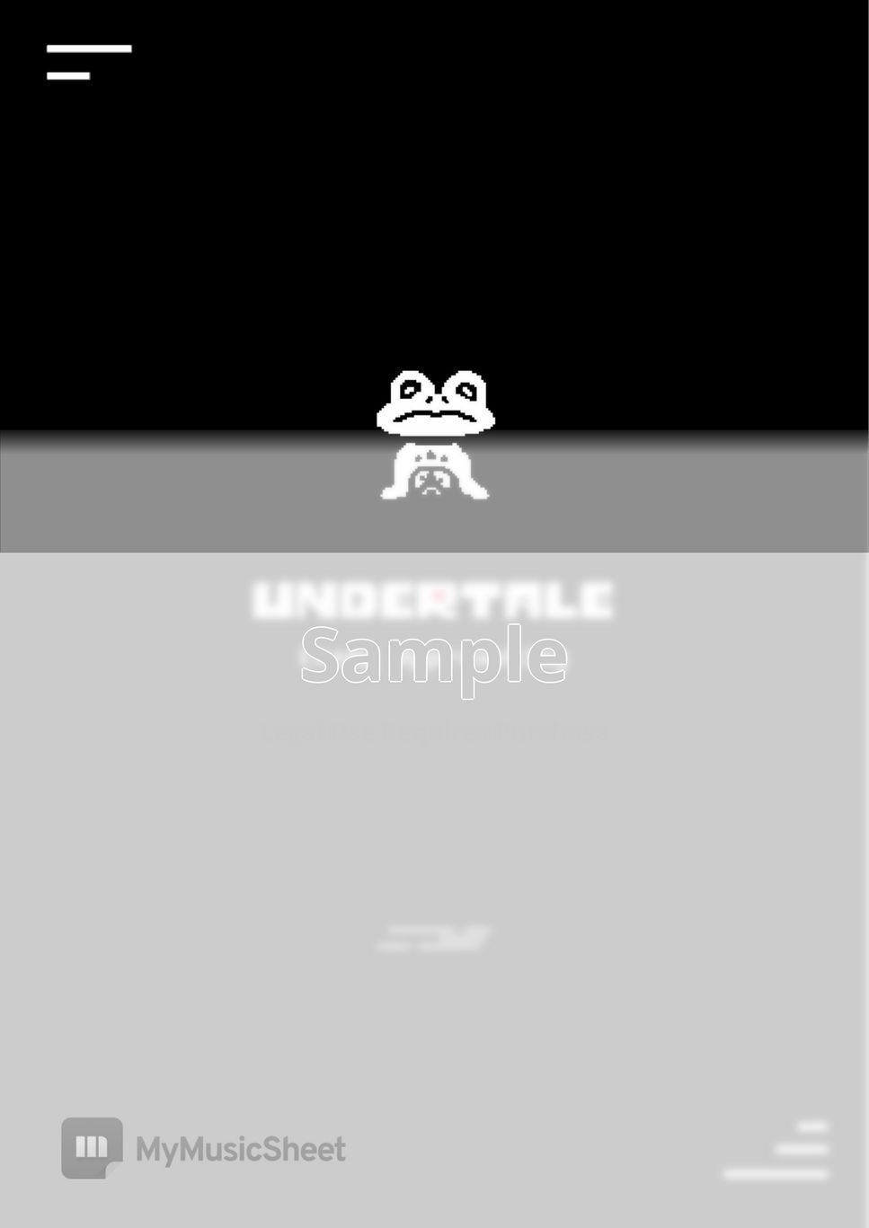 UNDERTALE OST - Enemy Approaching (Difficulty ★★★☆☆) Sheet Music by PianoBox