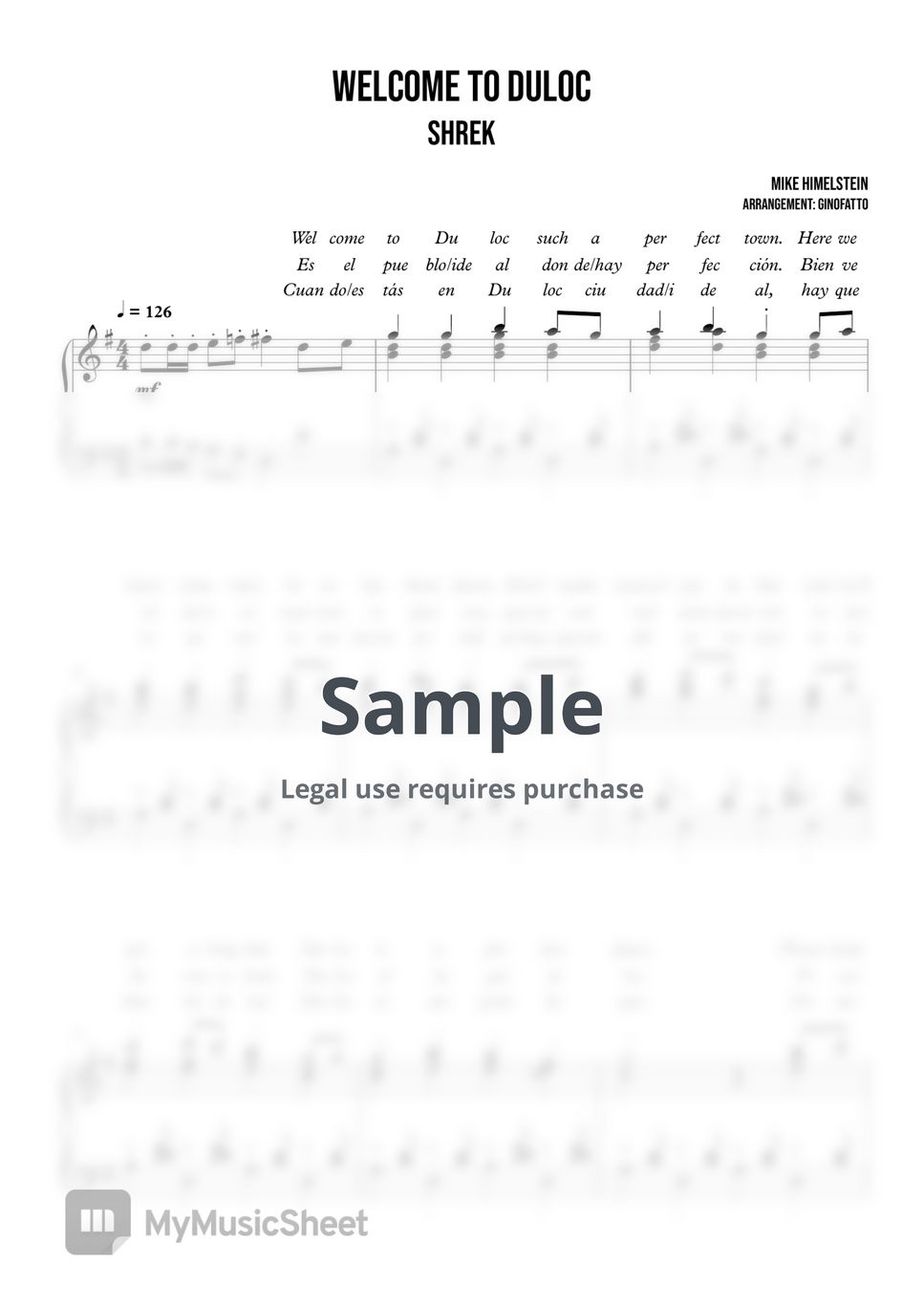 Mike Himelstein - Welcome to Duloc Sheets by ginofatto