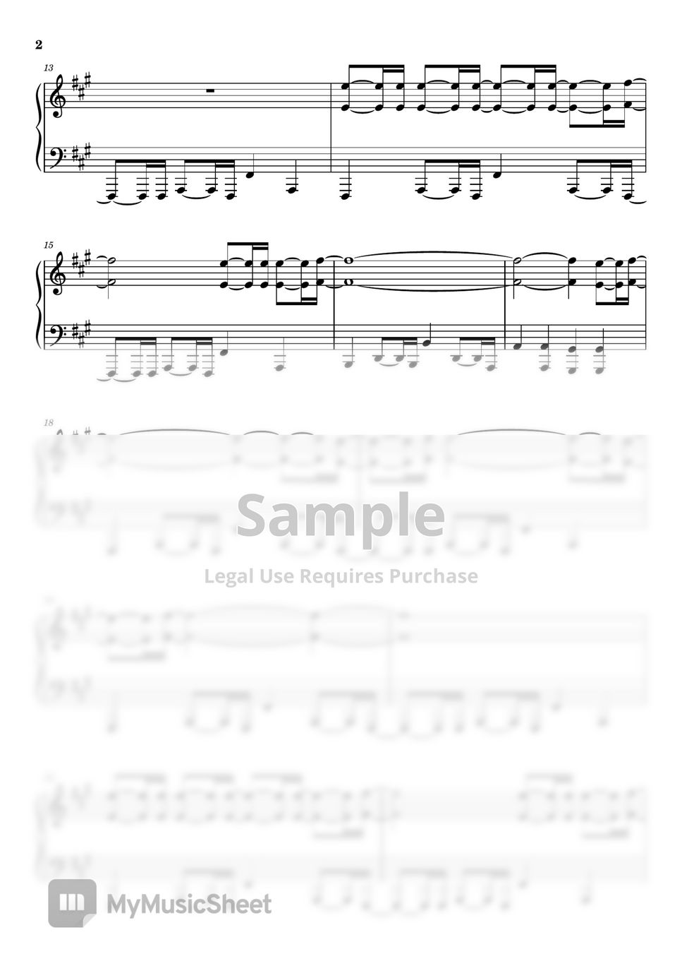 Depeche Mode - Personal Jesus Sheets by Piano Go Life