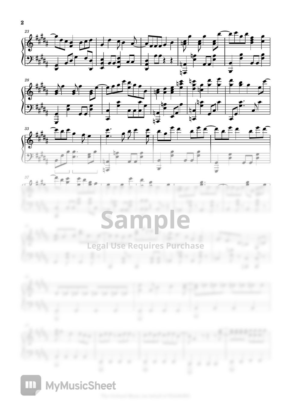 YOASOBI - 怪物(Kaibutsu) Monster Sheets by @miracles_17