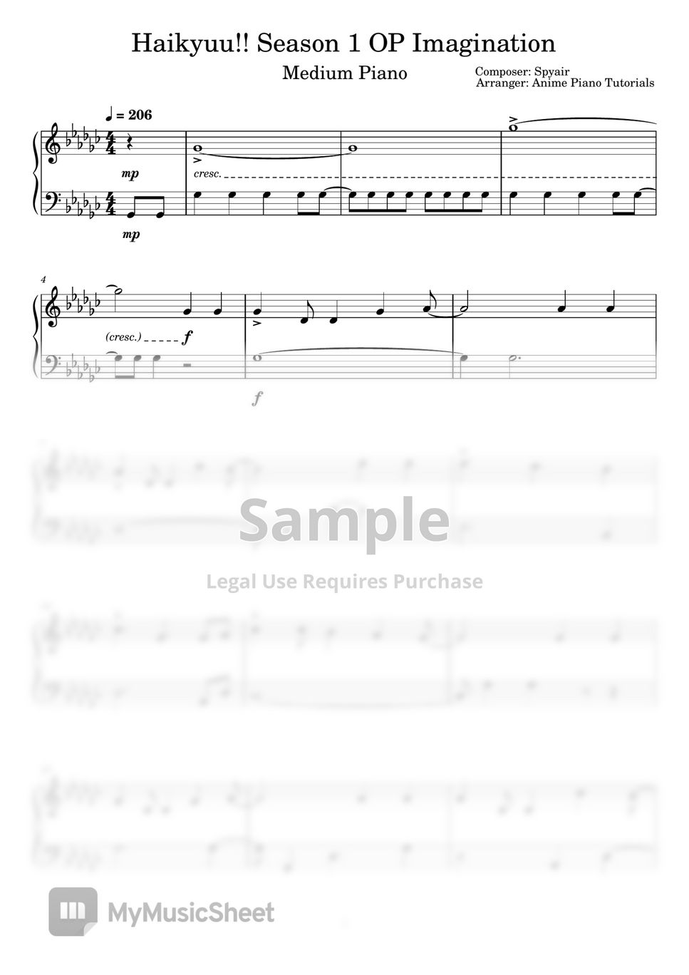 Hanae - Kamisama Hajimemashita OP 1 曲谱 by Anime Piano Tutorials