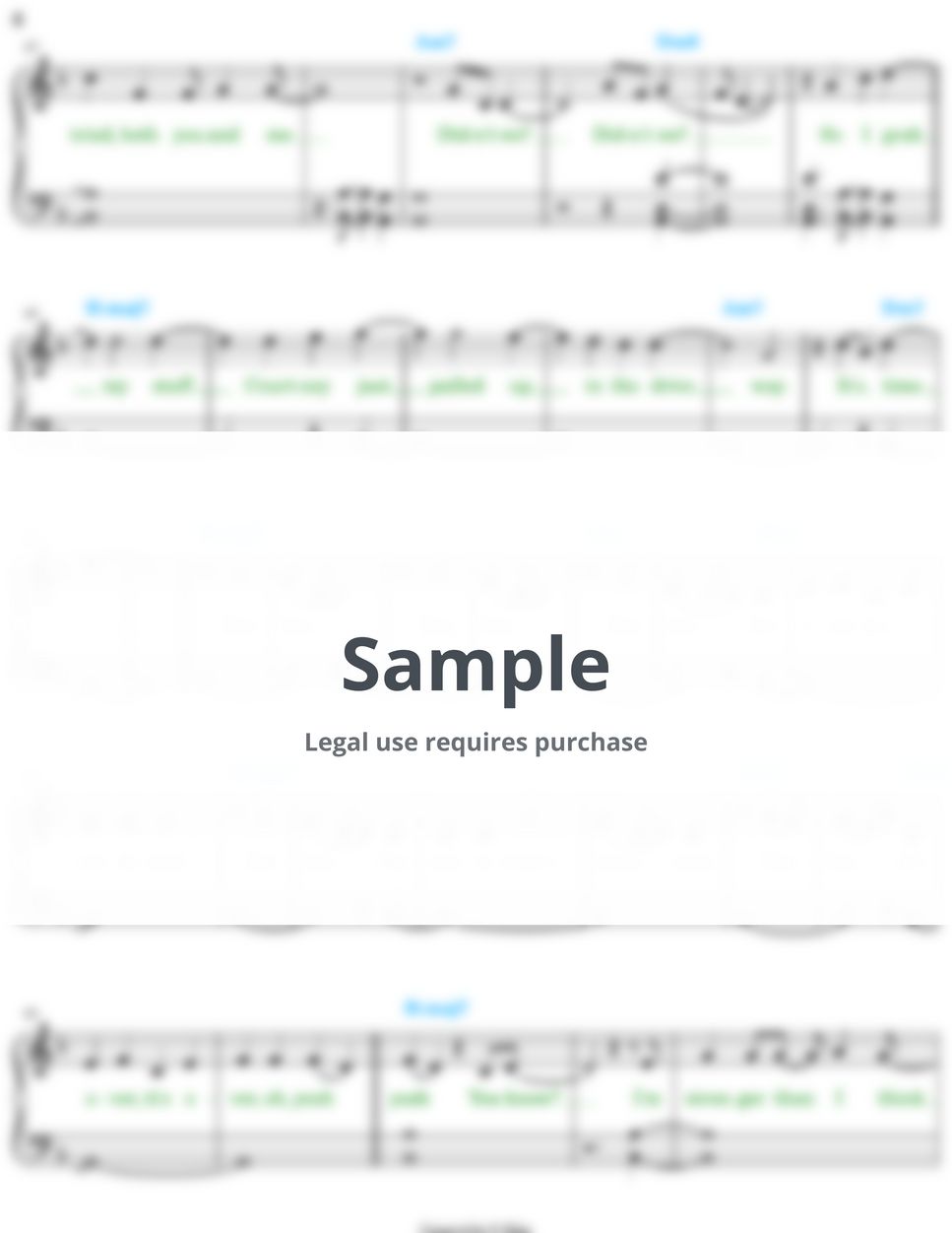 Ariana Grande - Bye Piano Sheet PDF | Rita B | mymusic5
