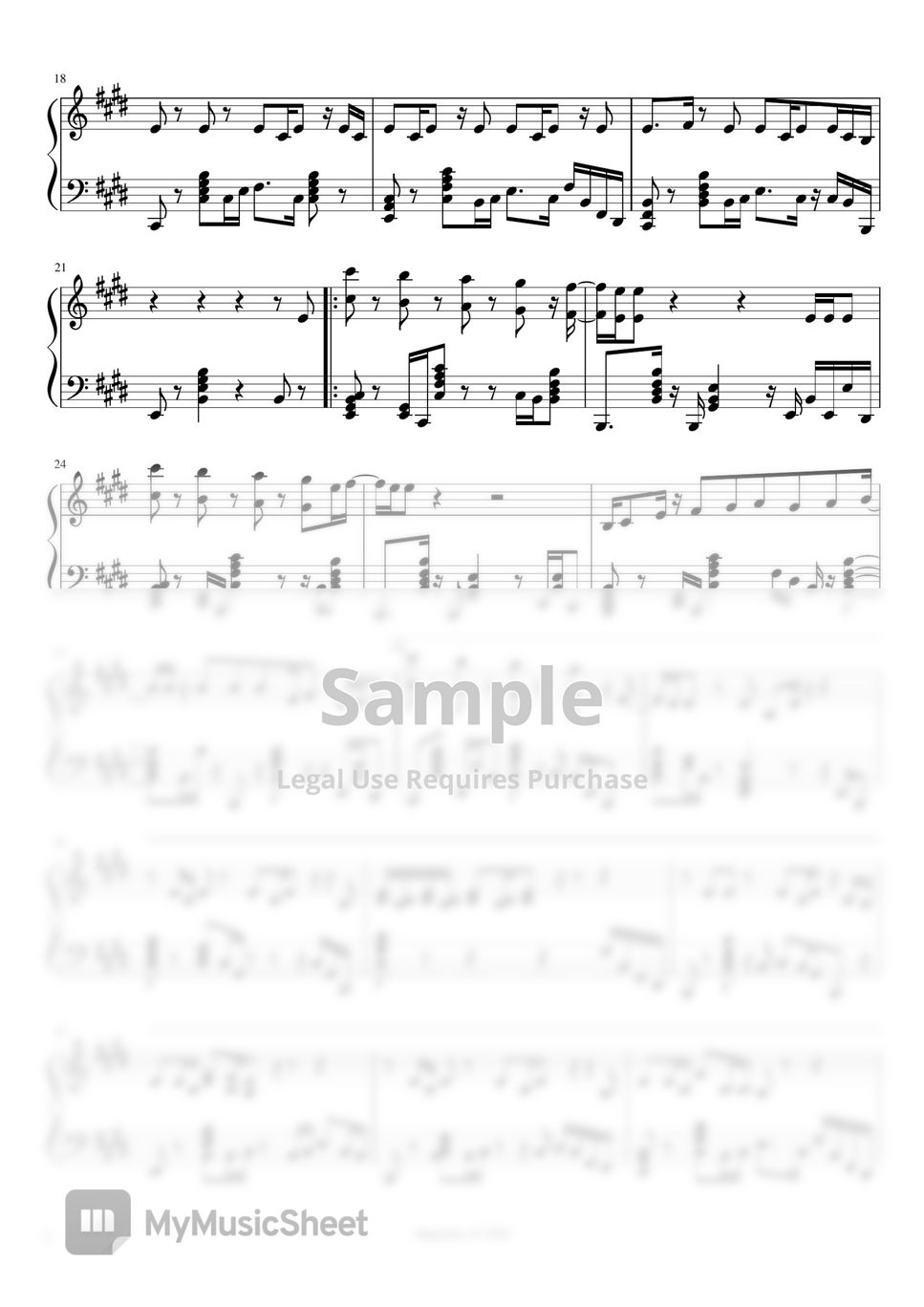 BTS (방탄소년단) - Dynamite Partitura by Hippolyta.