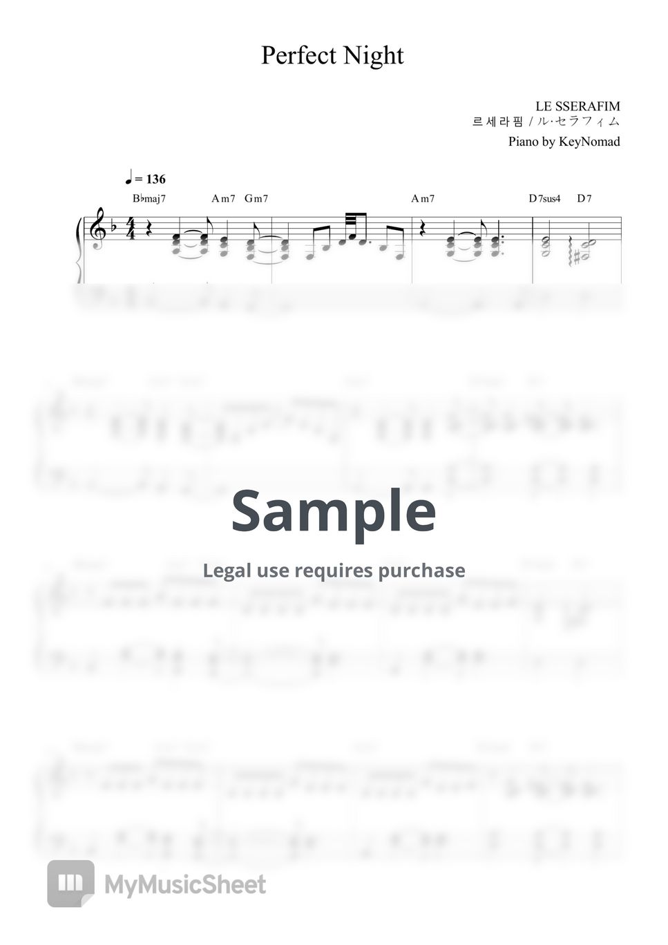 LE SSERAFIM - Perfect Night Sheets by KeyNomad