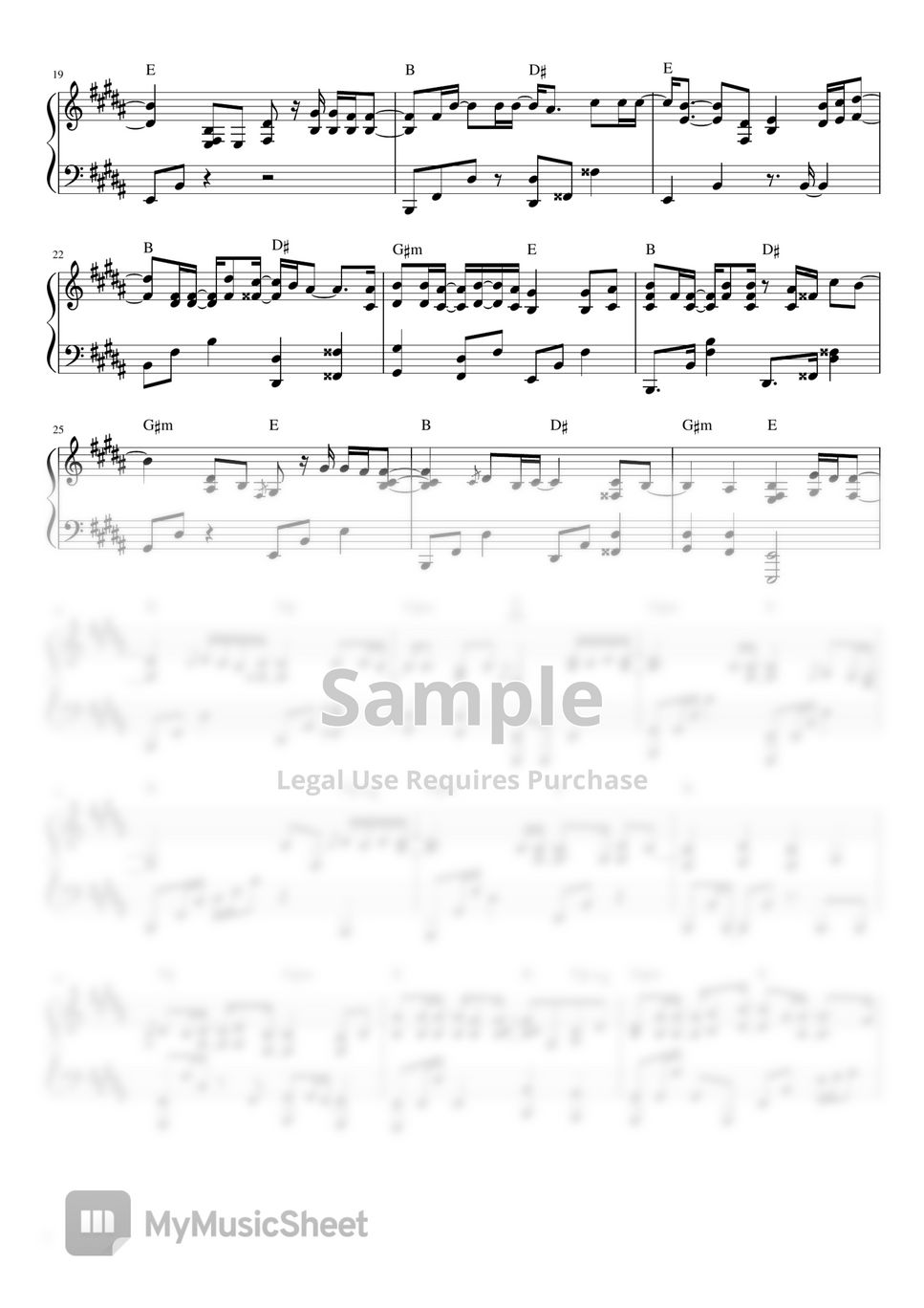 Lee Suhyun - In your time (with key: A B C) Sheet by Johny