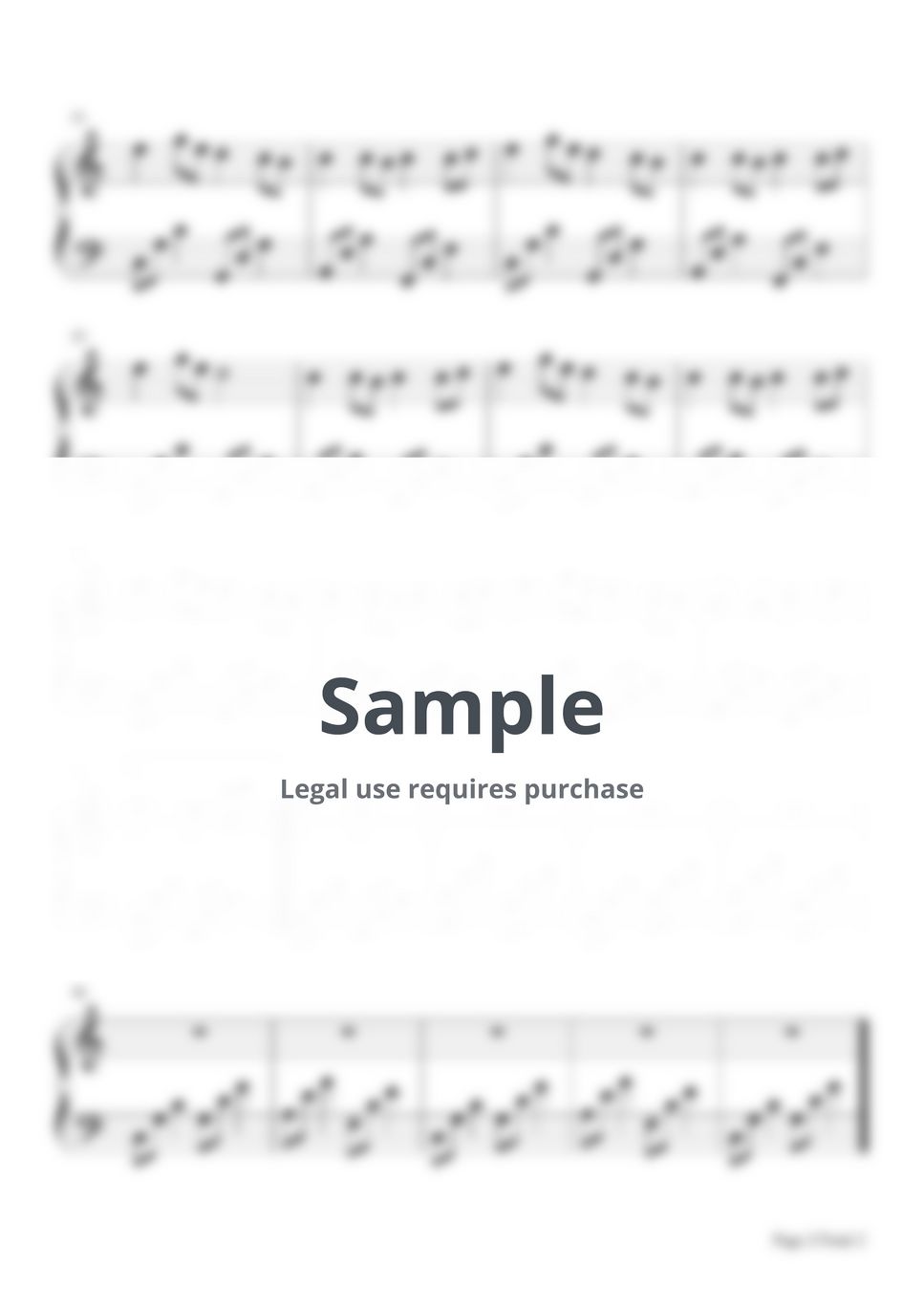 Candy_Wind - Blue Sky (Easy Version) Sheets by dogemusic