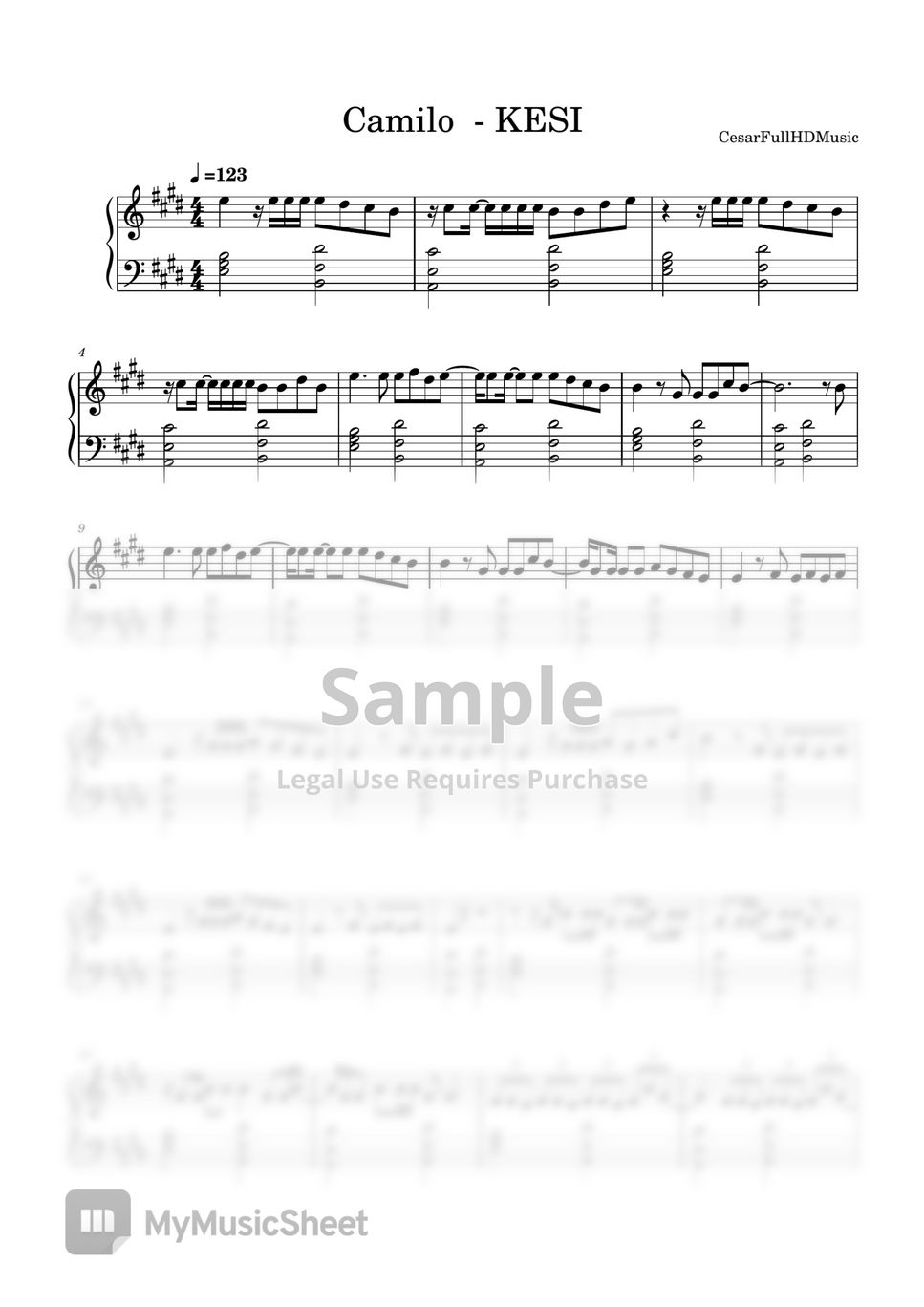 Camilo - KESI Sheets