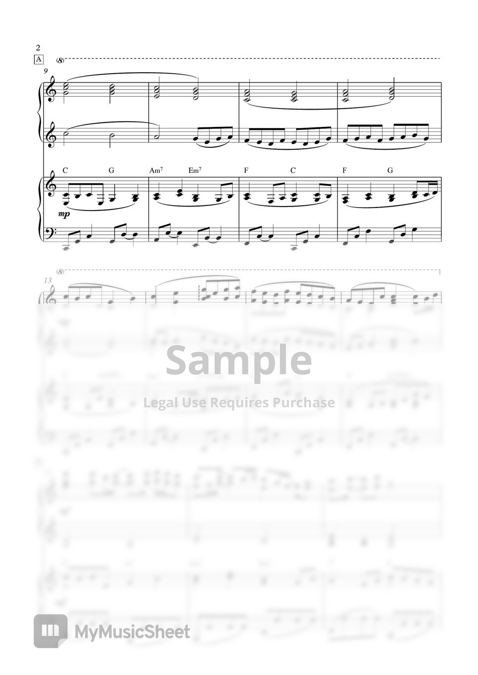 Pachelbel - Canon in C Sheet Music by Anyoung Project