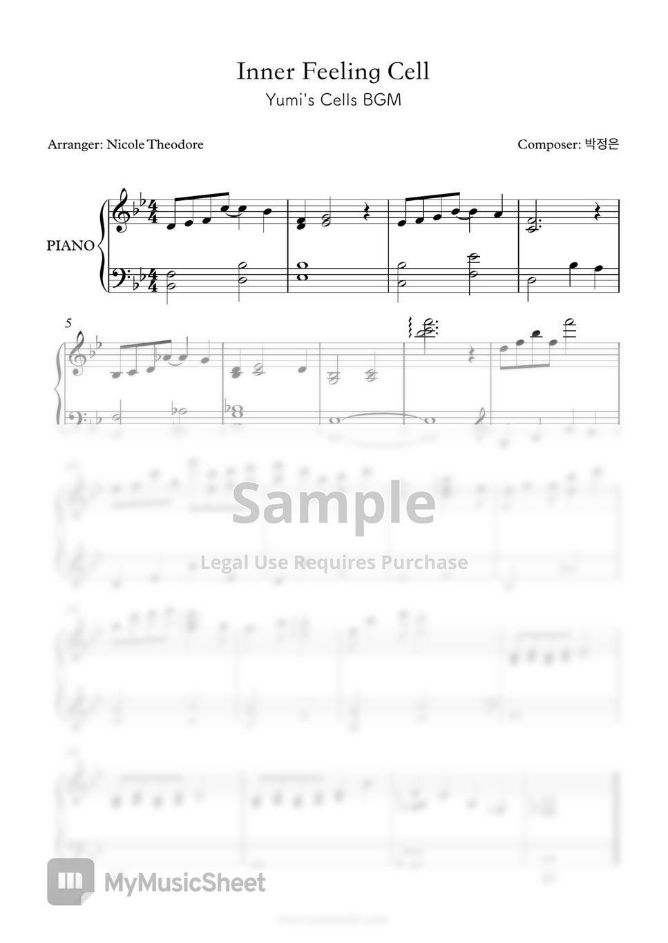 Yumi's Cells - Inner Feeling Cell Sheets by Nicole Theodore