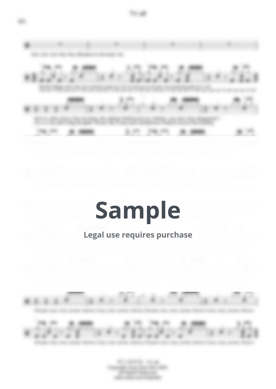 Kendrick Lamar - TV off Sheet Music by Mcdrum