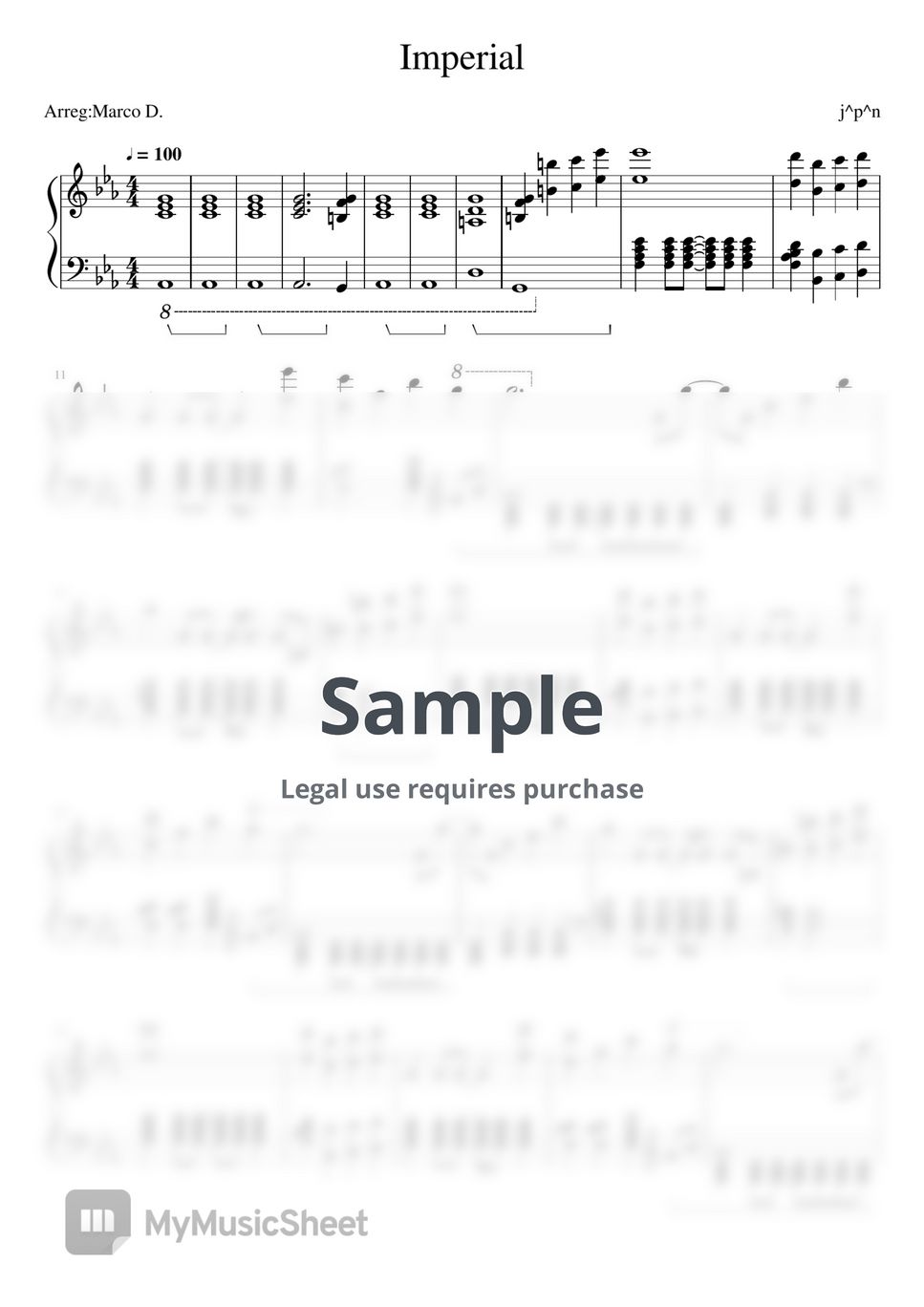j^p^n - Imperial Sheets by Marco D.