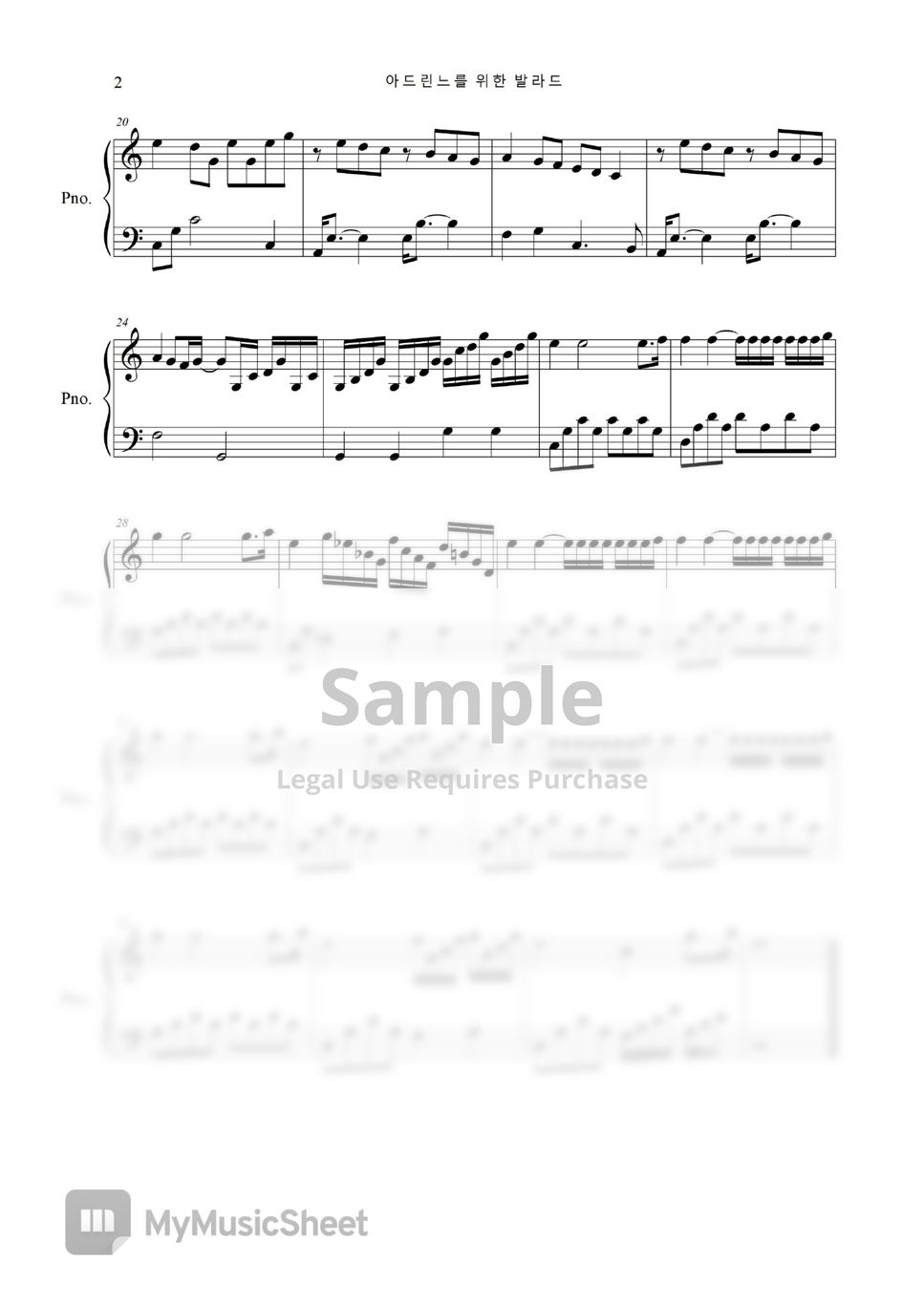 Richard Clayderman - Ballade Pour Adeline (EASY Piano) Sheet Music by ...