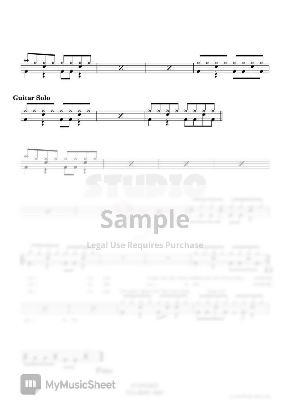 Cinderella - Somebody_save_me Sheet Music by Studio830
