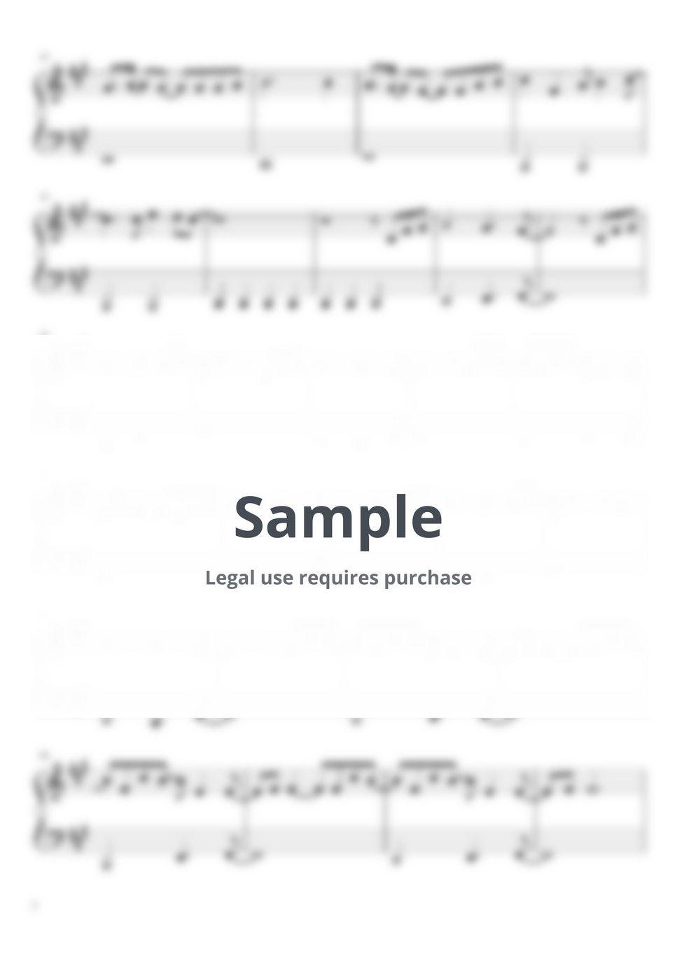 Naruto Shippuden - Blue Bird 楽譜 by Atlantic Notes