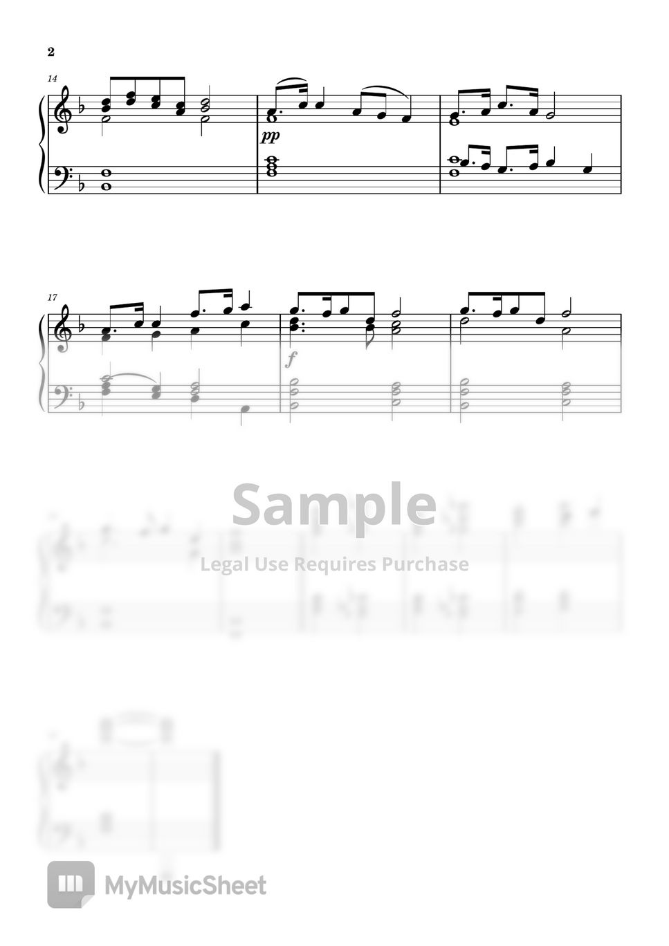 Antonín Dvořák - Theme from The New World Symphony (1st Movement 악보 by ...