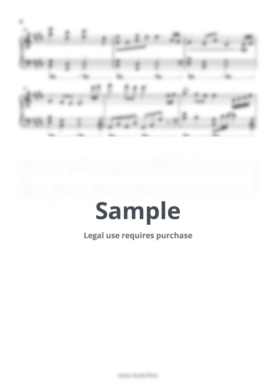 Tenmon - 5 Centimeters Per Second - Omoide wa Tooku no Hibi Sheet Music ...