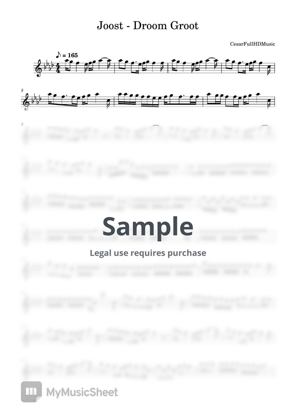 Joost - Droom Groot | Netherlands 🇳🇱 | Eurovision 2024 Sheets