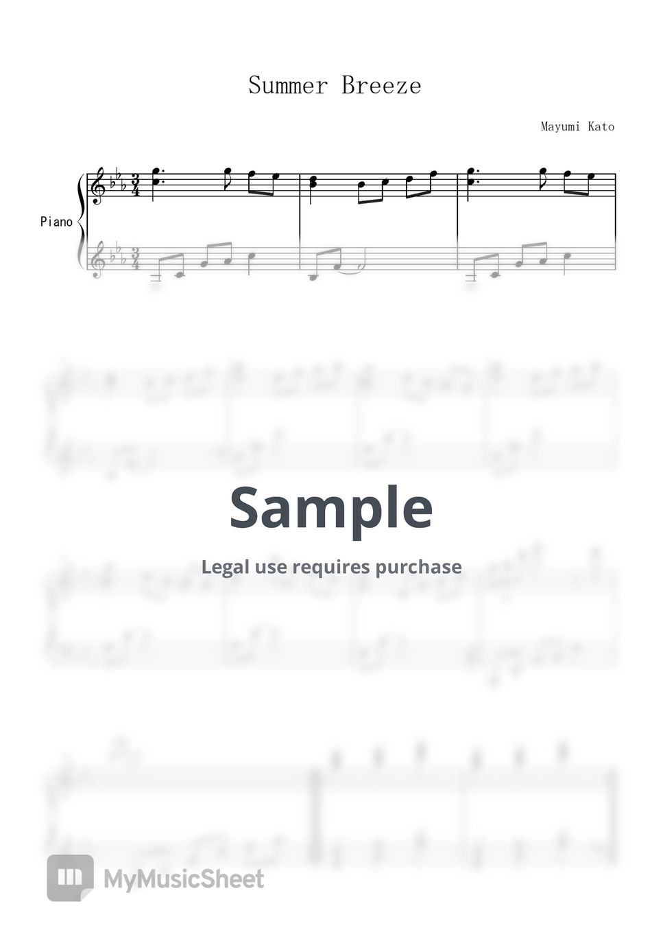 Mayumi Kato - Summer Breeze Sheets