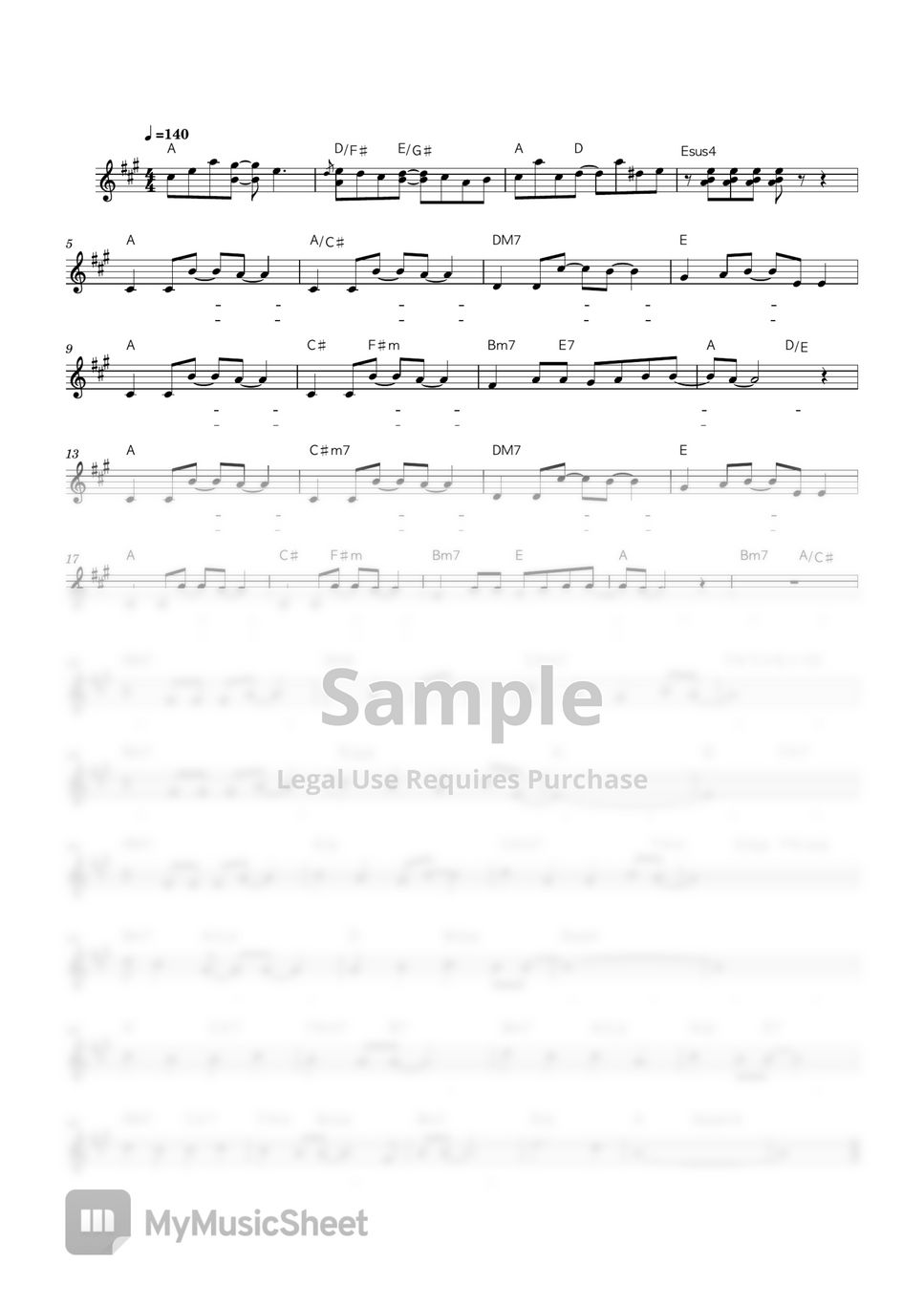 양영금/유상렬 - 나의 가장 낮은 마음 (A key 멜로디악보) 악보 by 생명의건반