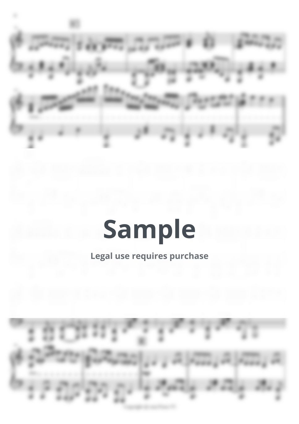 Kocchi no Kento - Kekkai Orai Sheet Music by Piano VI