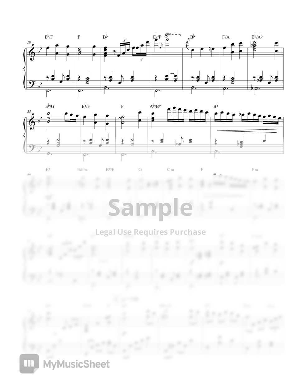 찬송가 너 근심 걱정 말아라 [382장 편곡] 악보 By Jl Holy Piano