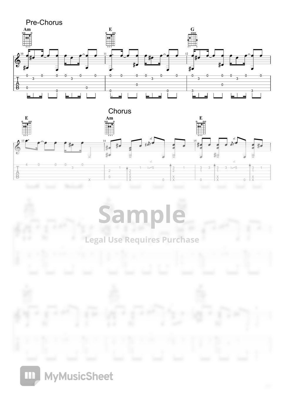 Imagine Dragons - Bones Sheet Music by Kai Acoustic