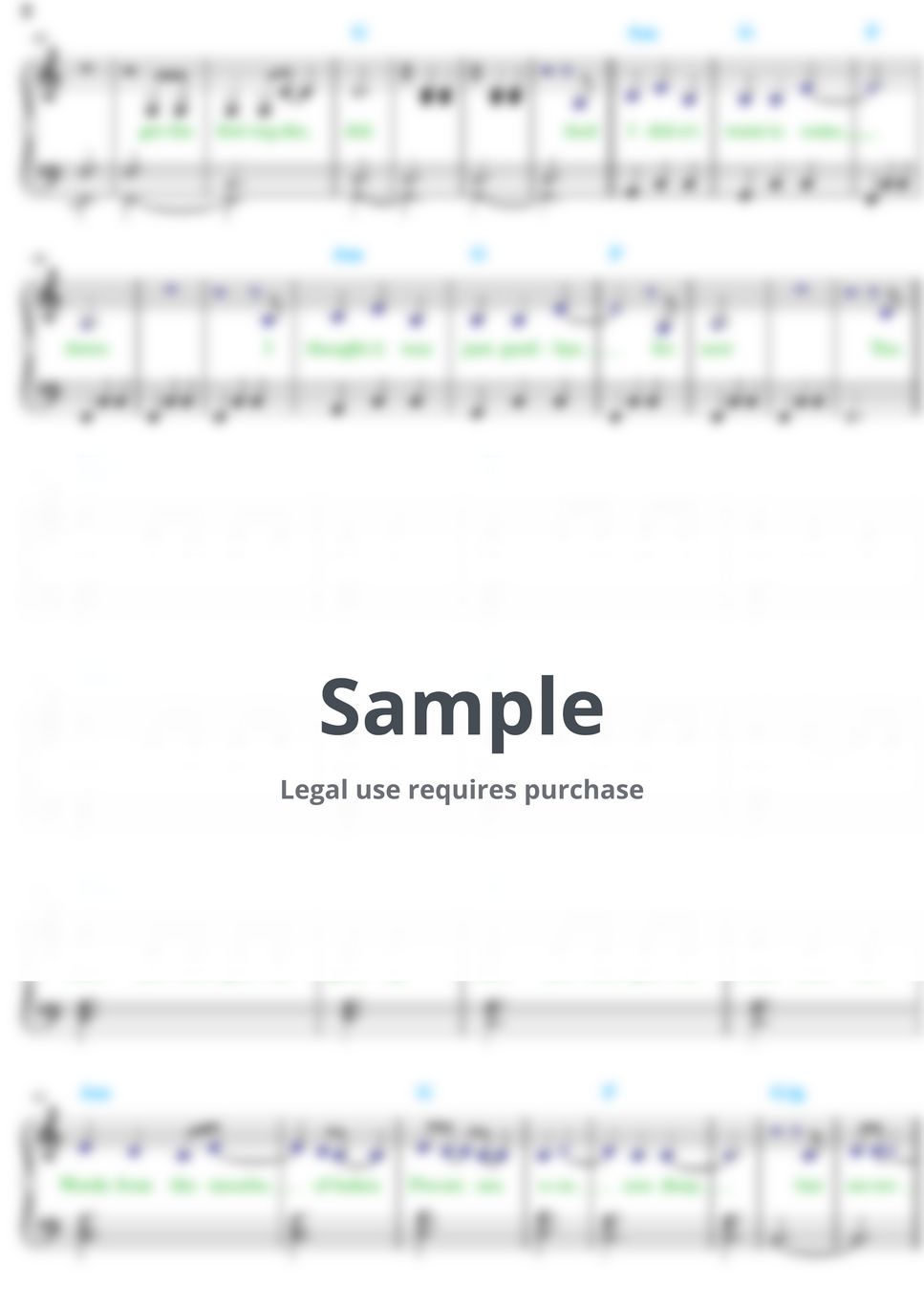 Taylor Swift - Peter (lyrics, chords) Sheet Music by Rita B