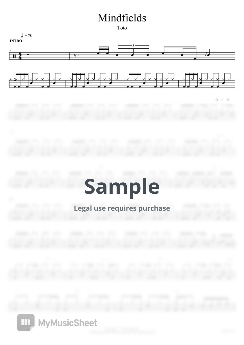 Toto - Mindfields Sheets by COPYDRUM