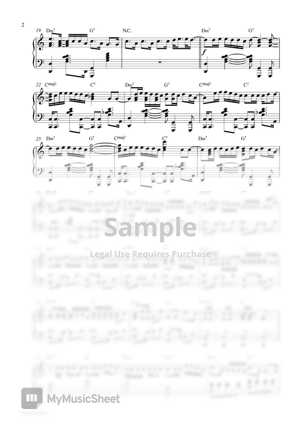 Treasure Darari Piano Sheet Sheets By Pianella Piano