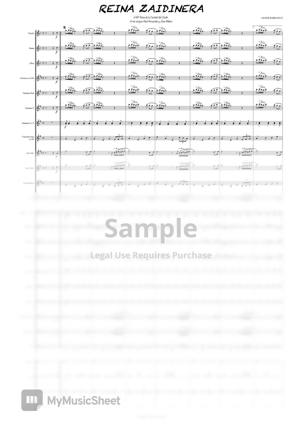 Javier Barranco - Reina Zaidinera Sheets by Javier Barranco