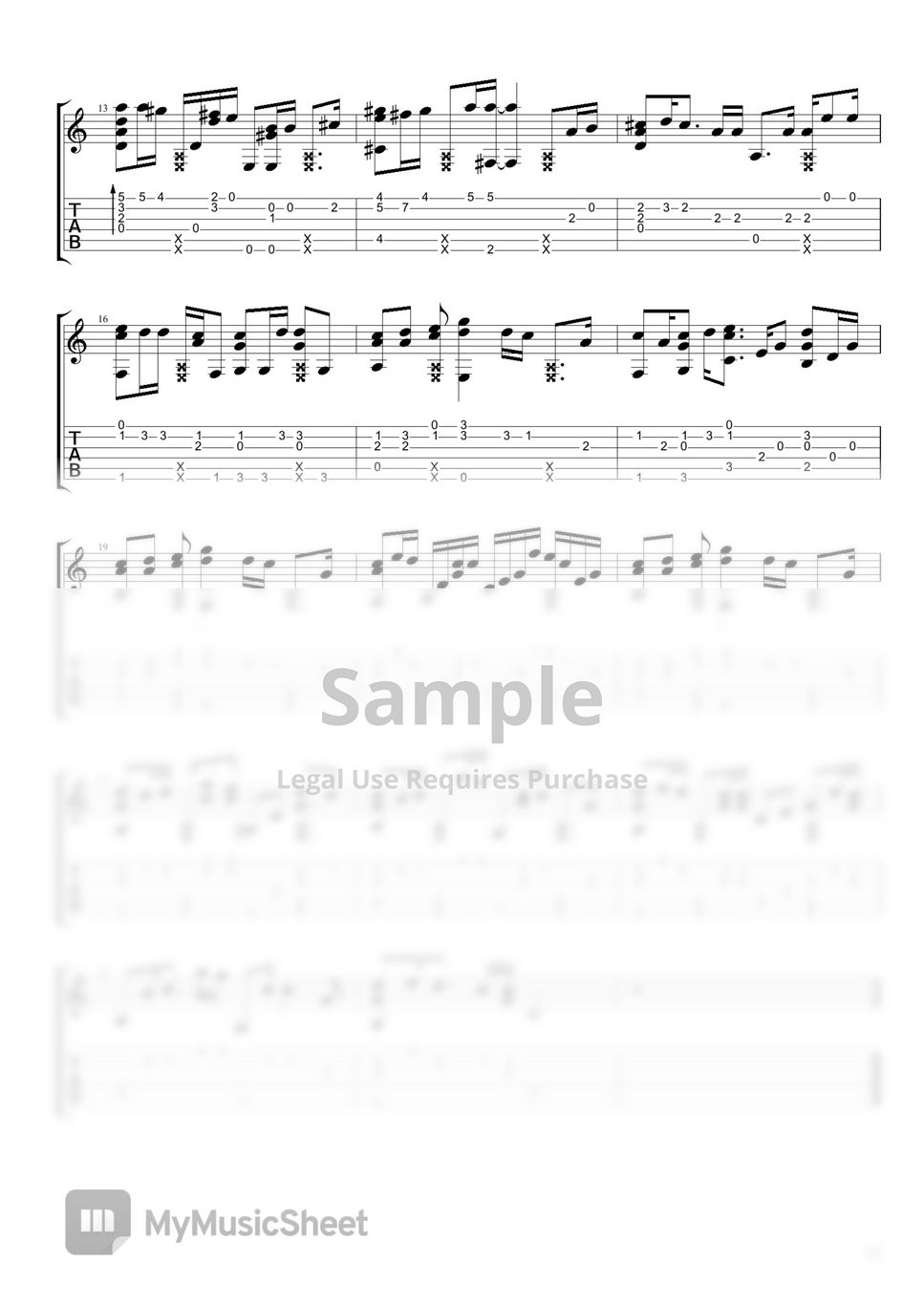 TRUE - Sincerely (From "Violet Evergarden") (Fingerstyle) Sheet Music ...