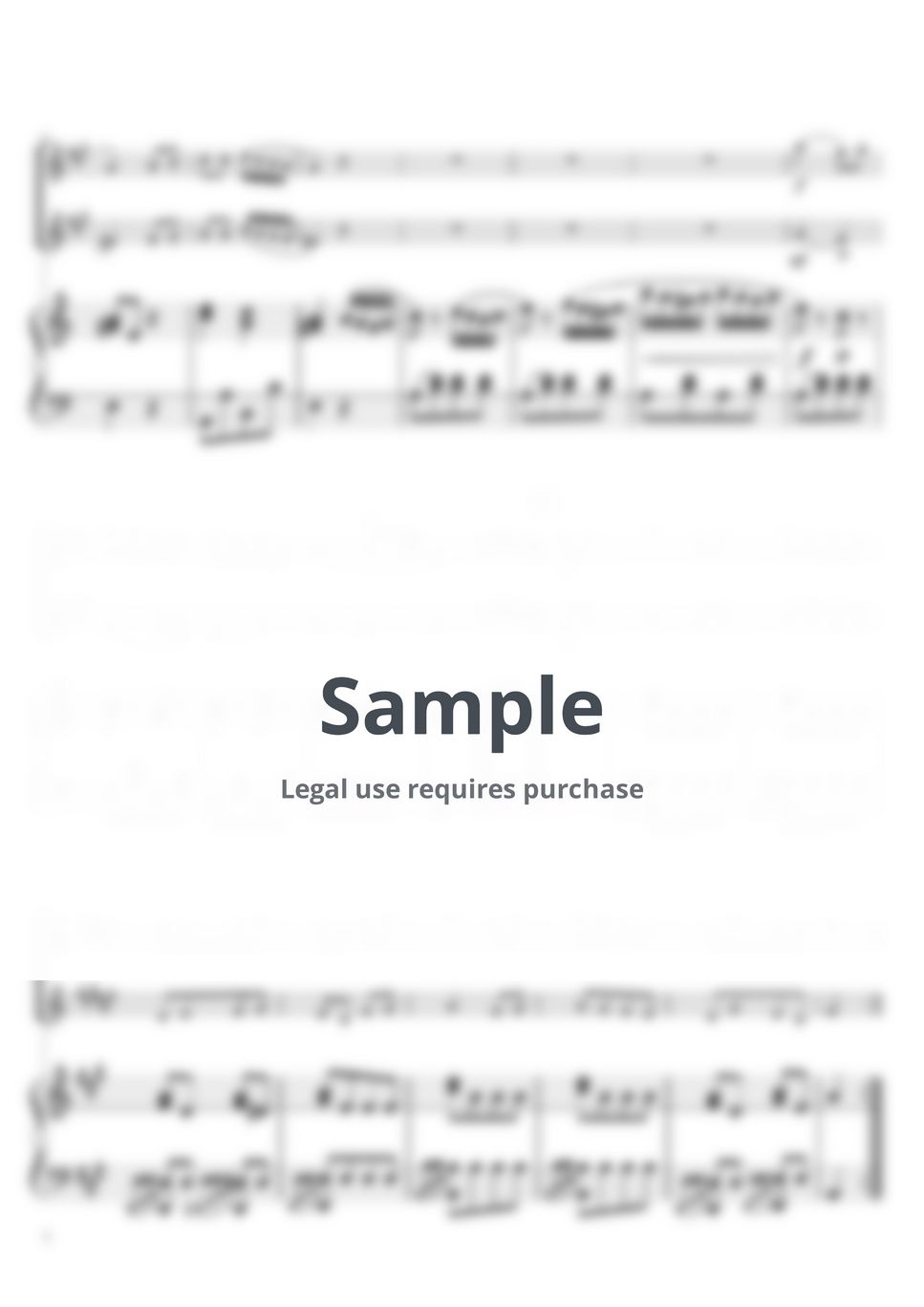 Mozart - Turkish March K.331 (alto Sax duet-pianotrio) Sheets by pfkaori