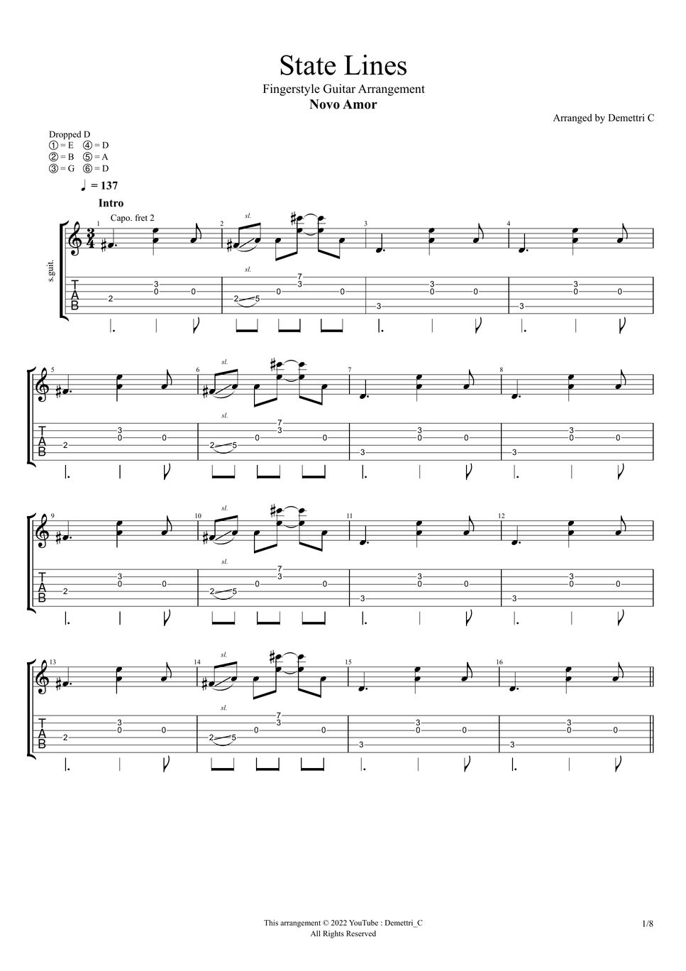 Novo Amor - State Lines แผ่น by Demettri C