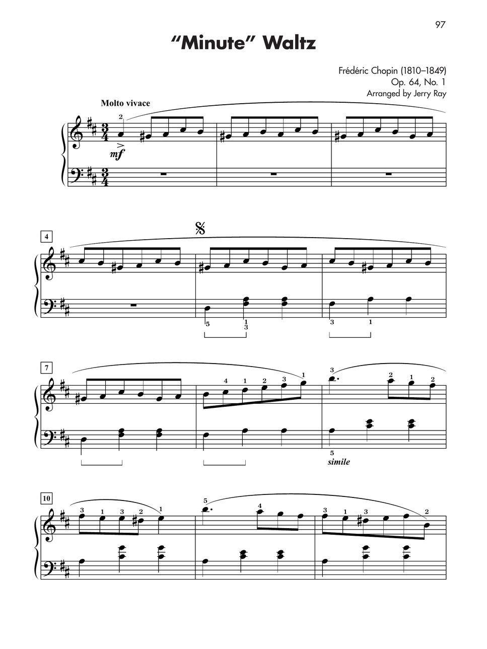 Artist - Minute Waltz Chopin Easy.pdf Sheets by Artist