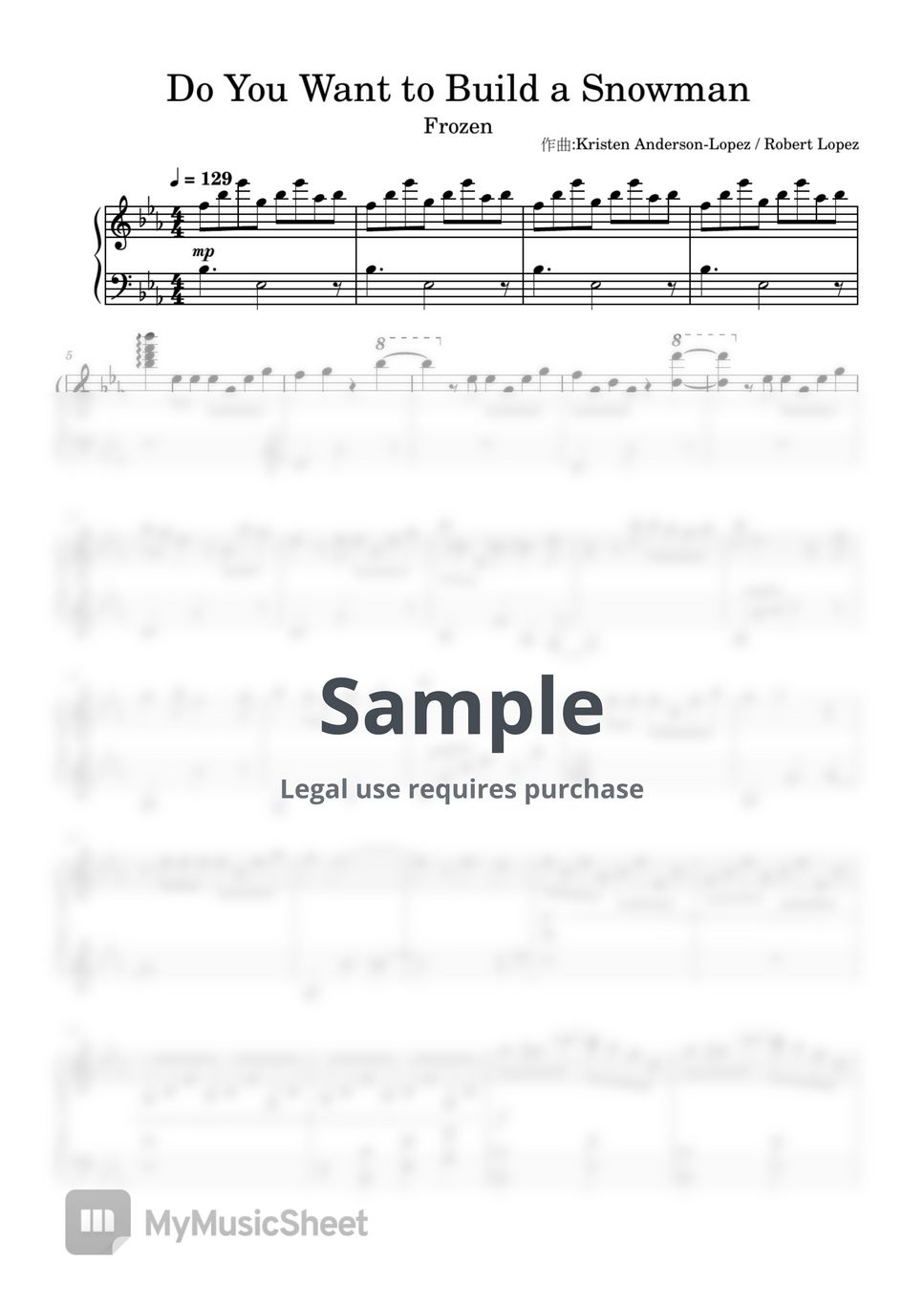 Frozen - Do You Want to Build a Snowman Sheets by Lilizoe