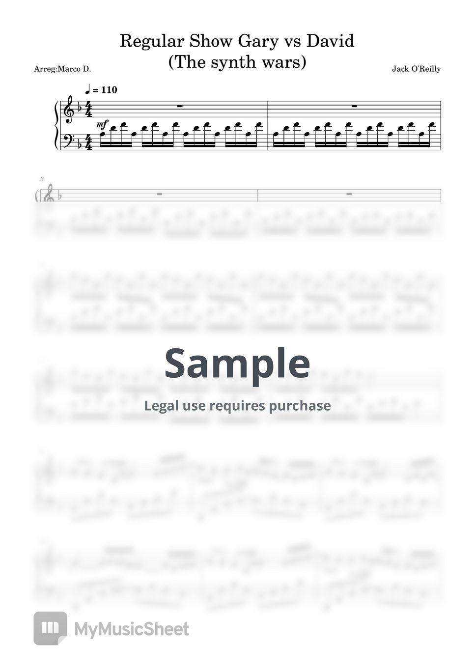 Jack O'Reilly - Regular Show Gary vs David (The synth wars) (REGULAR ...