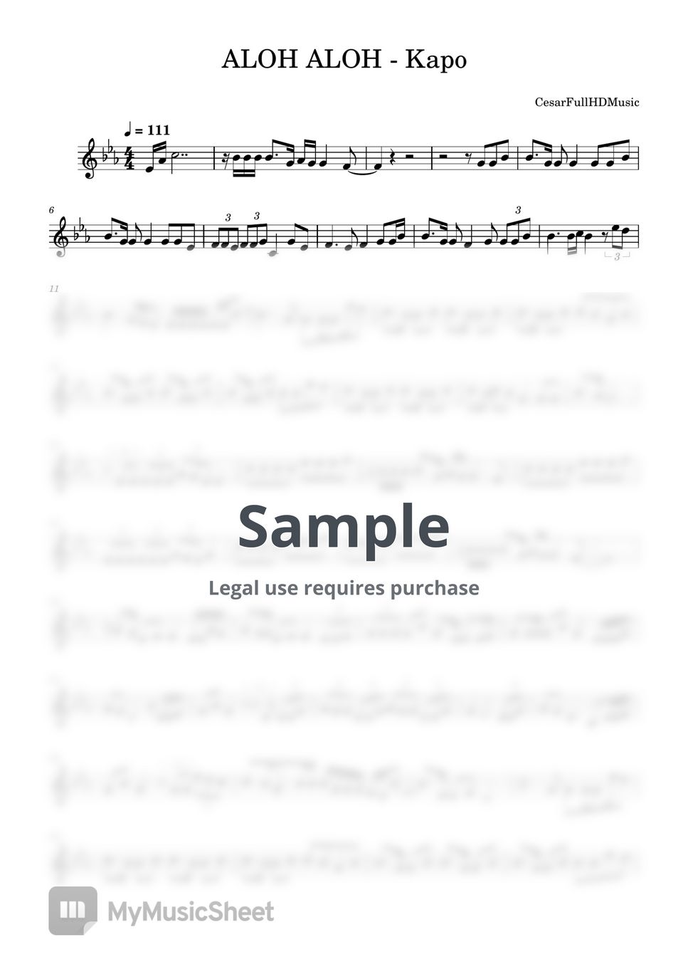 Kapo - ALOH ALOH Sheets