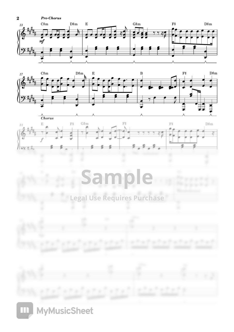 Seafret - Atlantis (PIANO SHEET) Sheets by John Rod Dondoyano