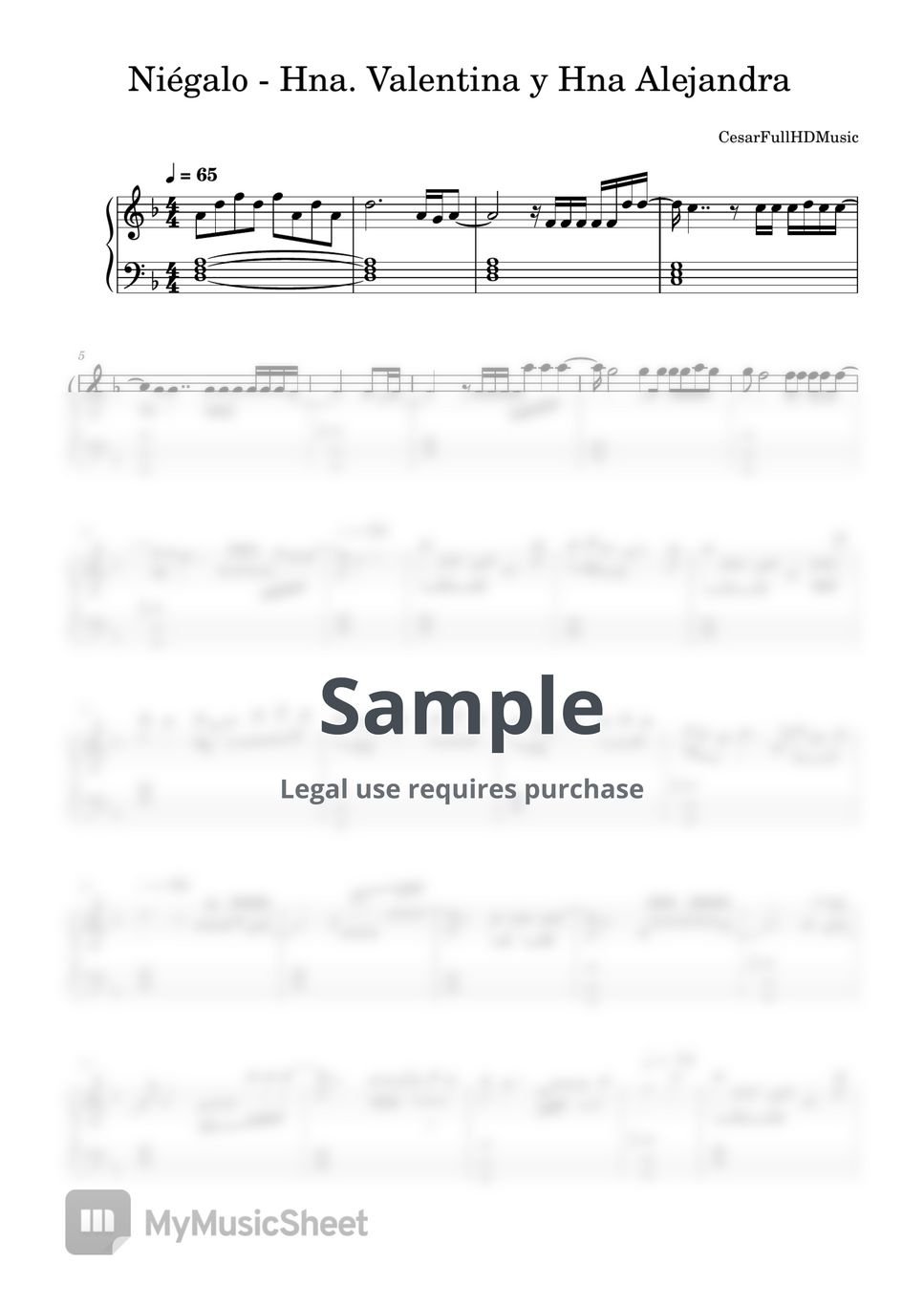 Hna. Valentina y Hna Alejandra - Niégalo Sheets