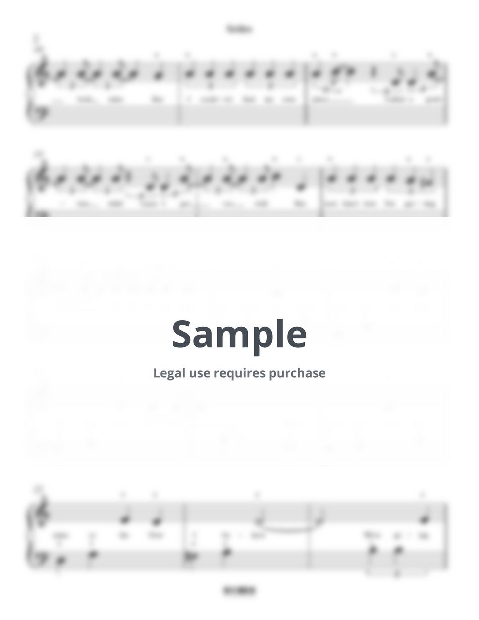 HUNTR/X - Golden [beginner] (K-POP Demon Hunters) 악보 by PianoSSam