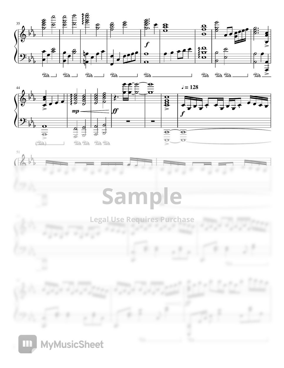 Go Shiina - Demon Slaying Corps (Kimetsu no Yaiba) Partition musicale ...