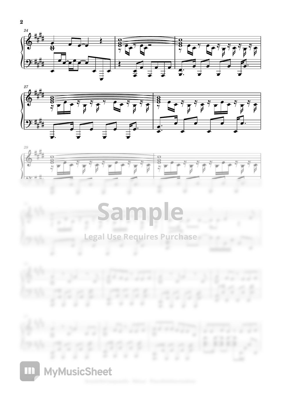 Suiyobi no Campanella - Edison Sheets by Mopianic