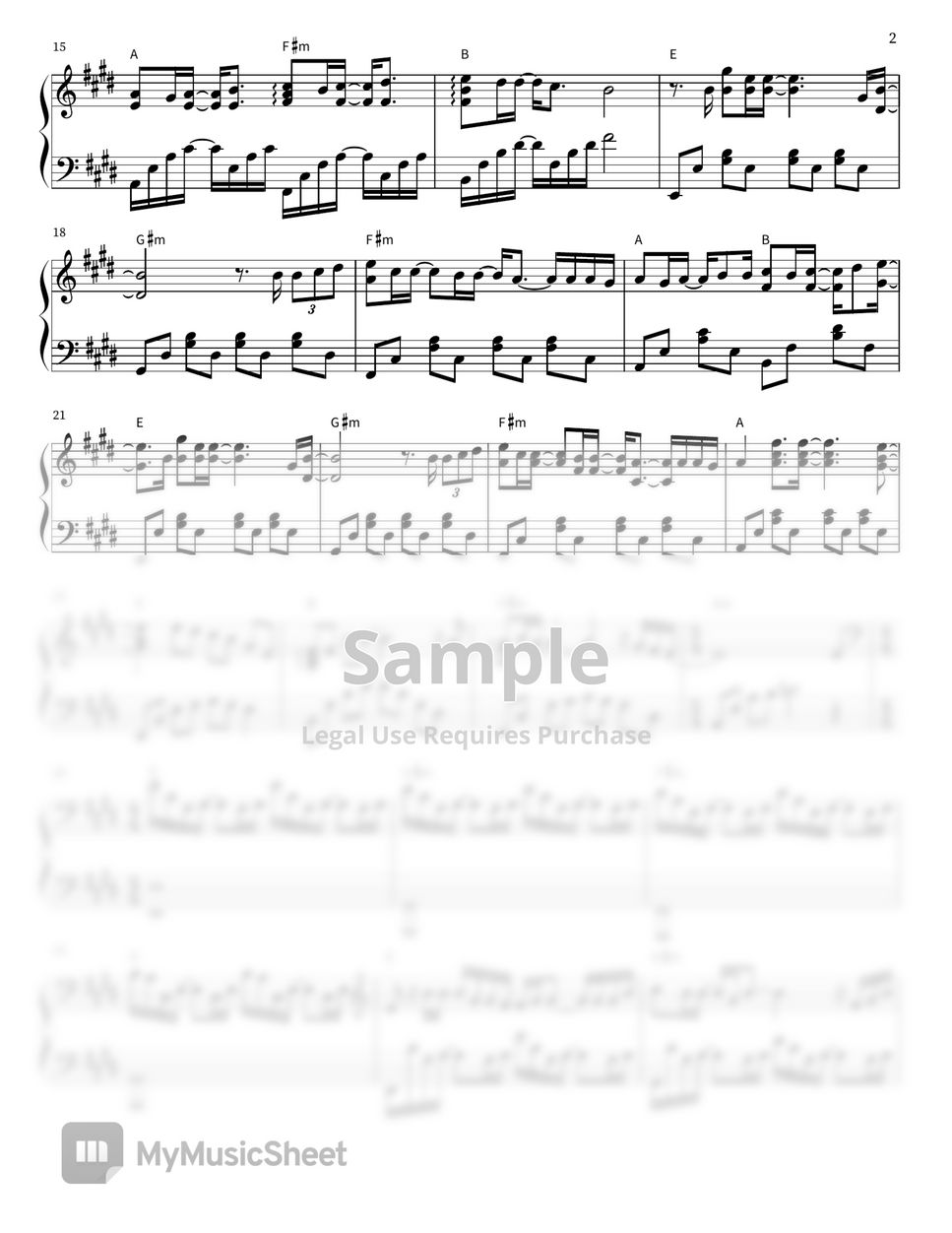 Evan Lin (林彦俊 Lin Yan Jun) - Forever Shine For Me - Crush 原来我很爱你 OST Sheet Music by Gita Nofieka