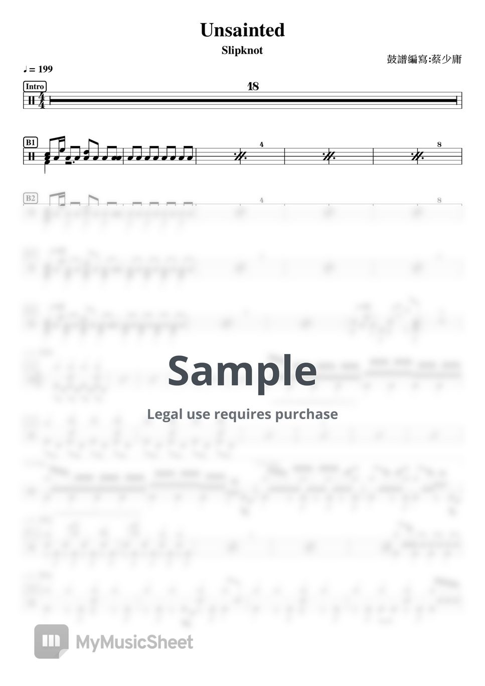 Slipknot - Unsainted Sheets by DrummerFrank